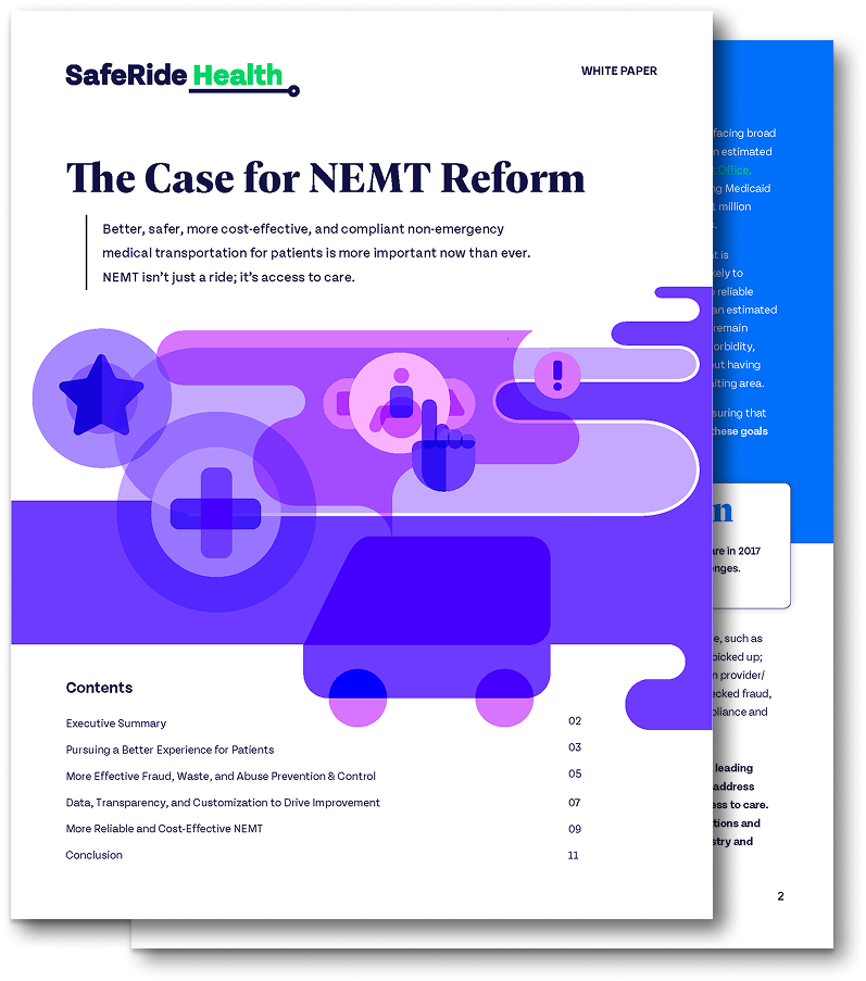 SafeRide White Paper | The Case for NEMT Reform